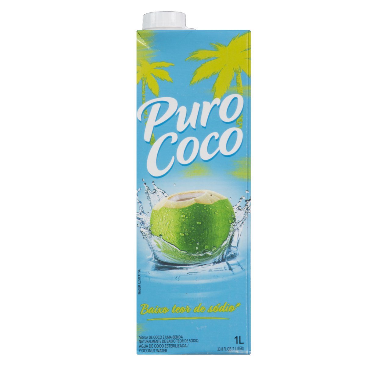 Água de Coco Puro Coco 1 Litro é aqui na Arasuper