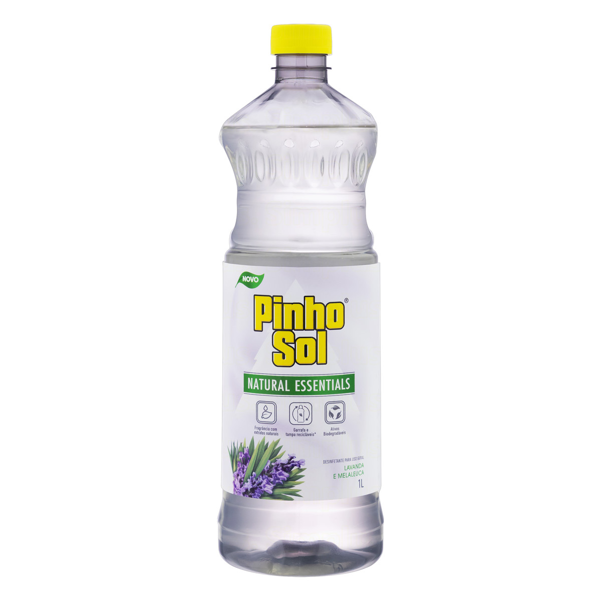 Desinfetante Pinho Sol Natural Essentials Lavanda e Melaleuca 1L é aqui ...
