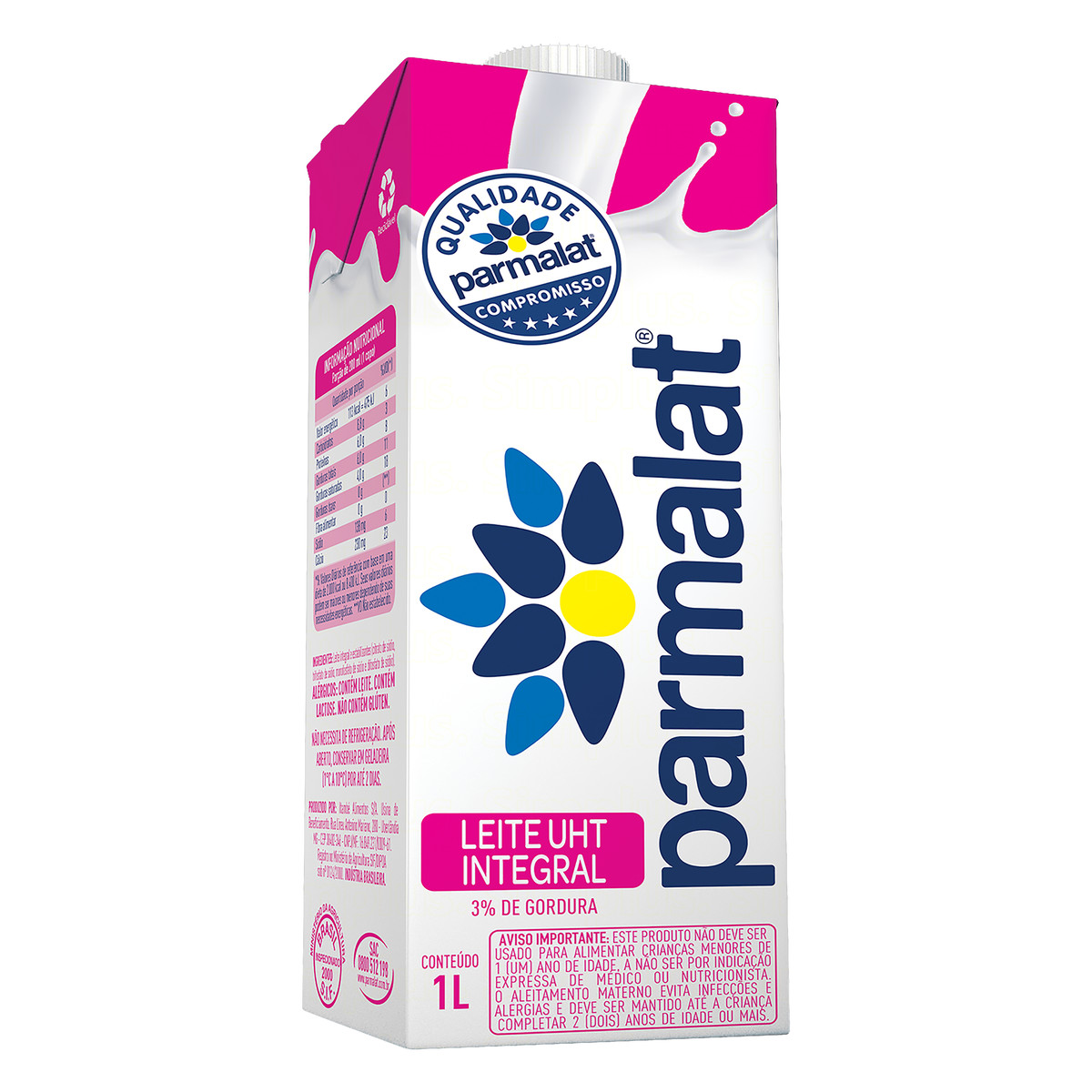 Leite Longa Vida Integral Parmalat Caixa 1L é aqui na Arasuper