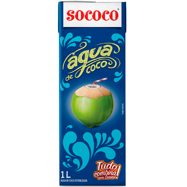 Água De Coco Sococo 1L é aqui na Arasuper