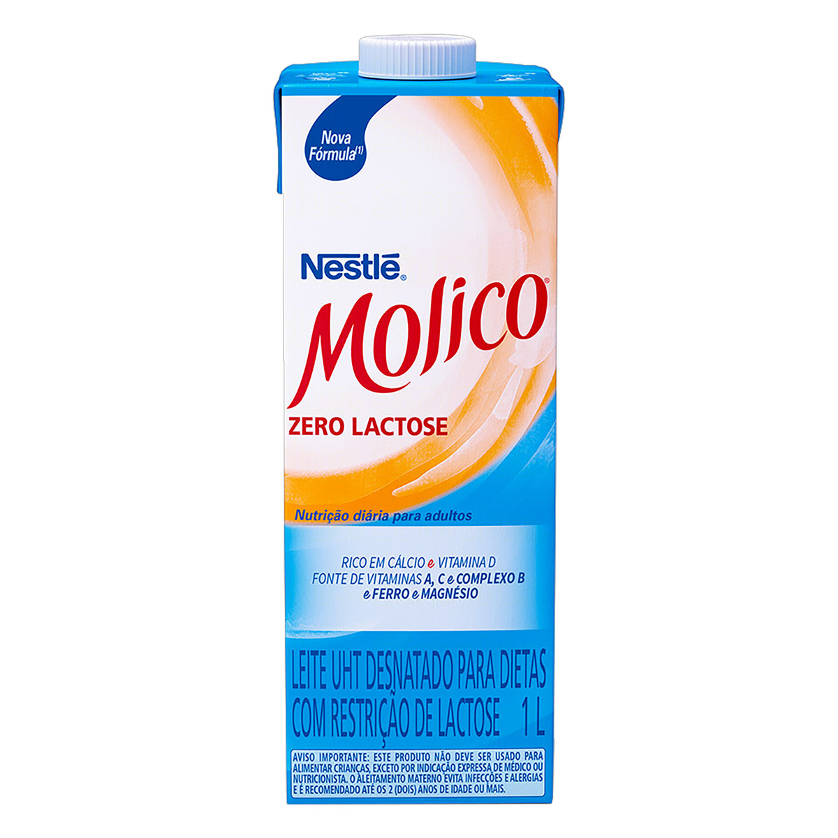 Leite Molico Desnatado Zero Lactose 1L é aqui na Arasuper